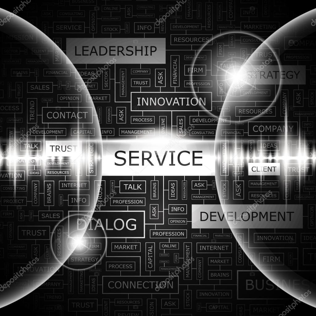 SERVICE. Stock Vector Image by ©studiom1 #26114181