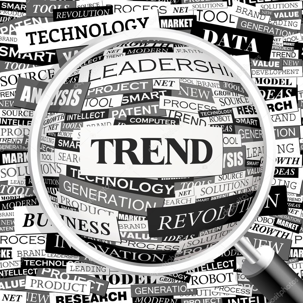 TREND. — Stock Vector © studiom1 #26207951