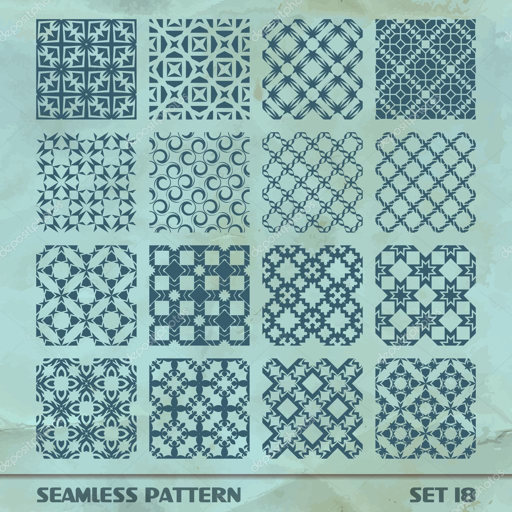 Seamless vintage pattern. — Stock Vector © studiom1 #34504463