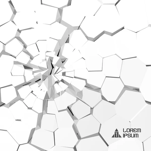 Cracked background. Vector illustration. Stock Vector Image by ...