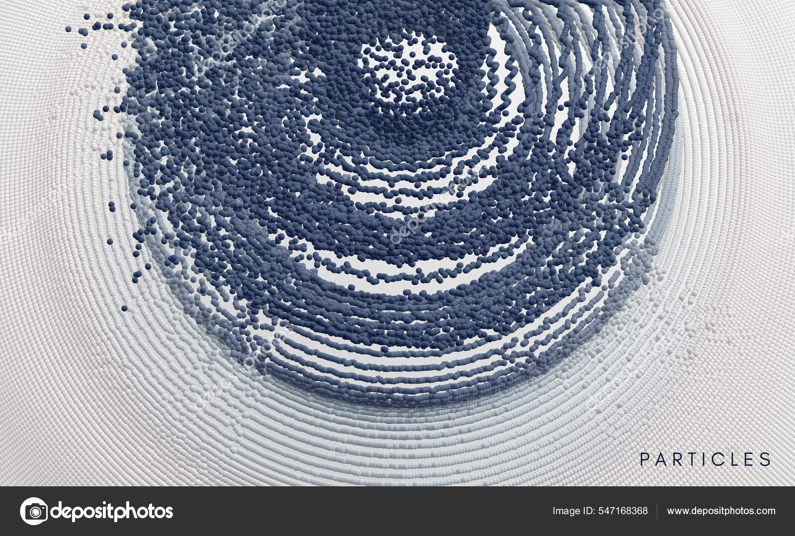 Wavy Background Ripple Effect Vector Illustration Particle Stock Vector ...