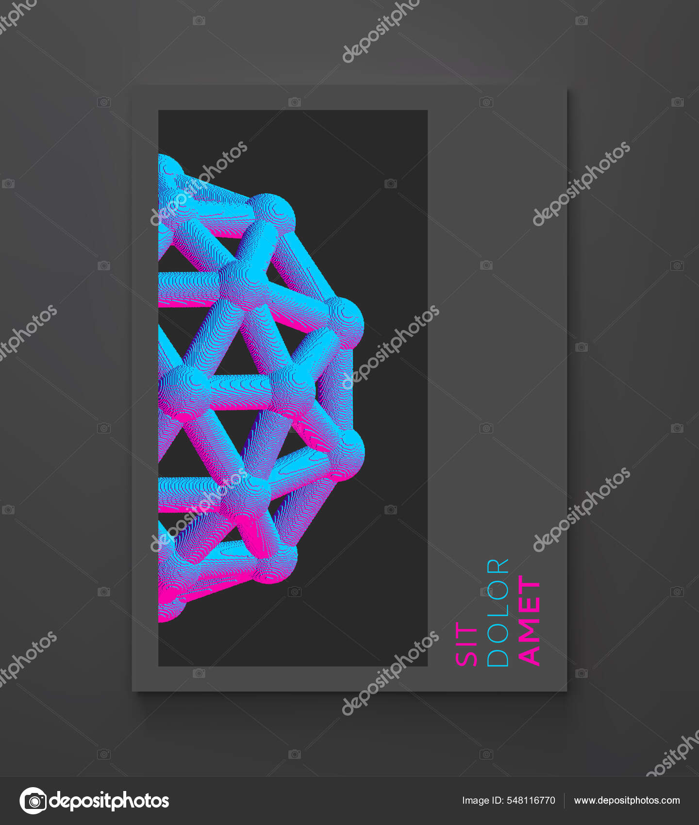 Sphere Vector Wireframe Object Molecular Lattice Nanotechnological Structure Low Poly Stock