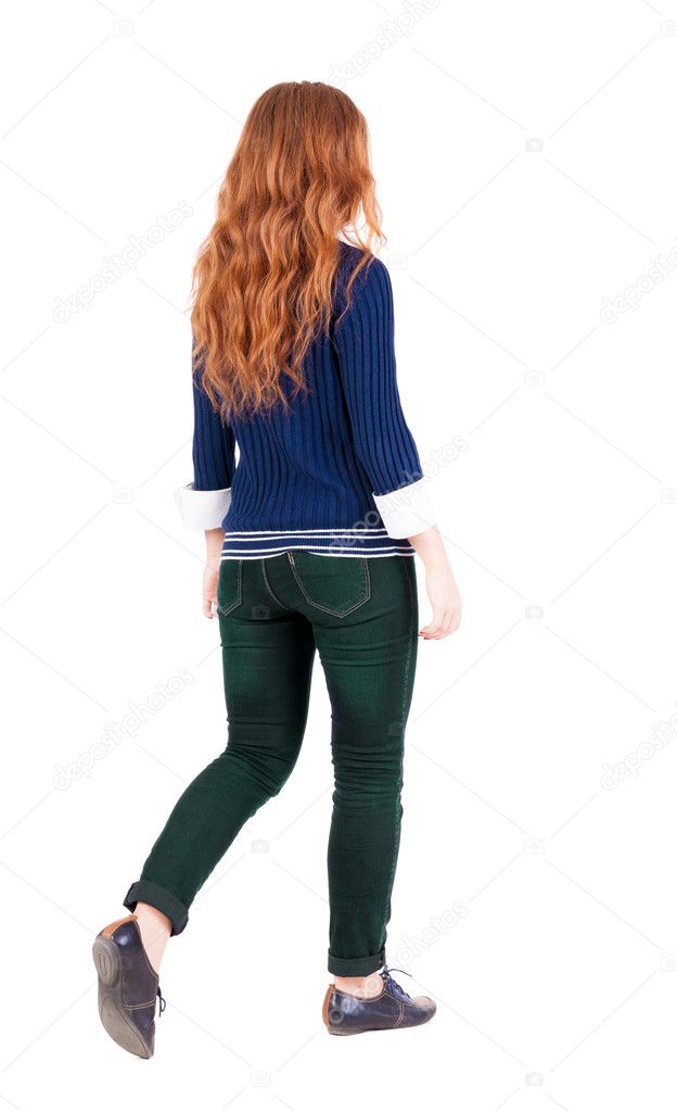 Back view of walking woman — Stock Photo © ghoststone #28309613