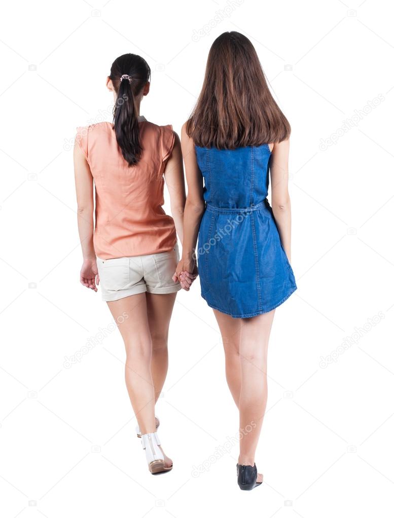 Back view going of two young woman. Stock Photo by ©ghoststone 30254135