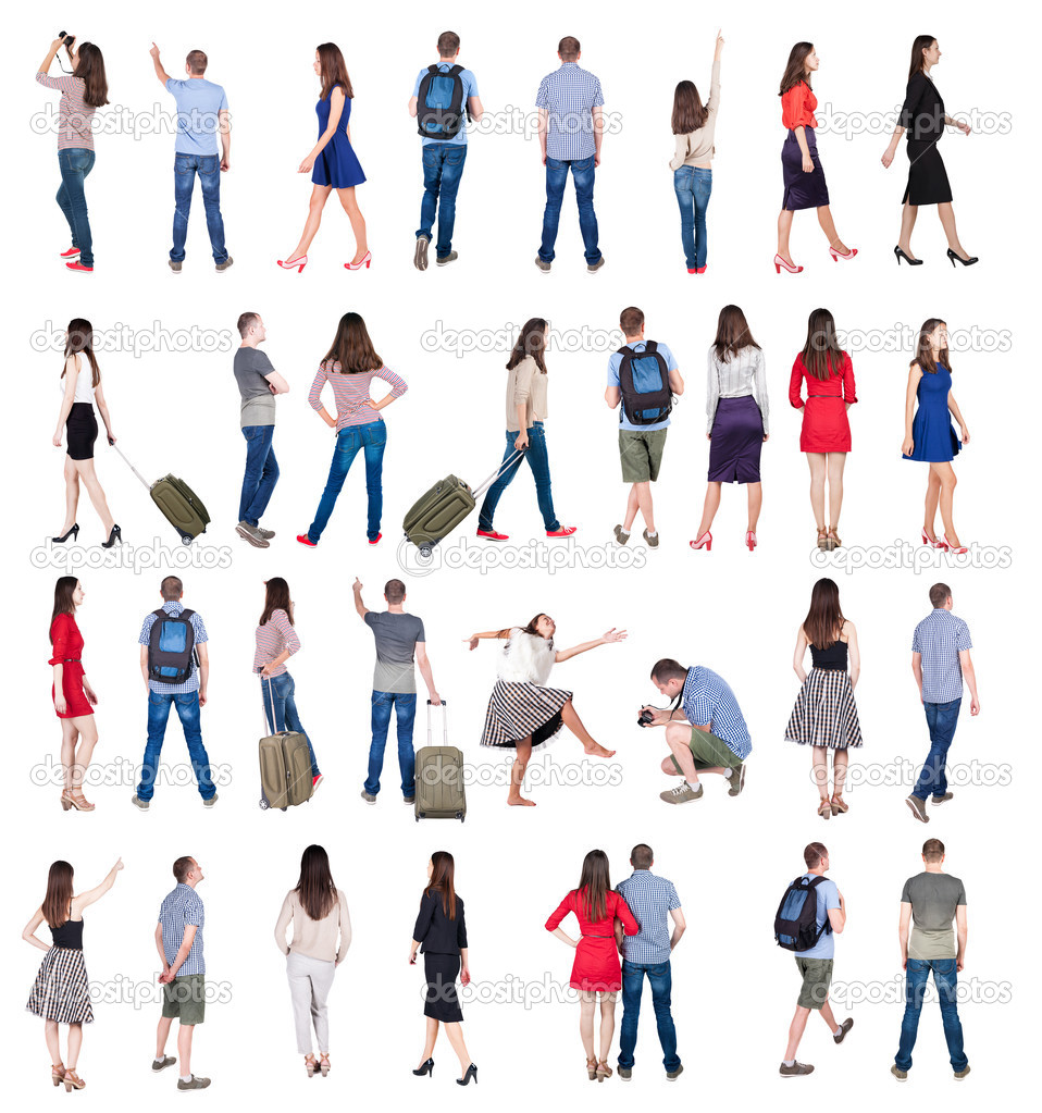Collection " back view of people ". Stock Photo by ©ghoststone 51278233
