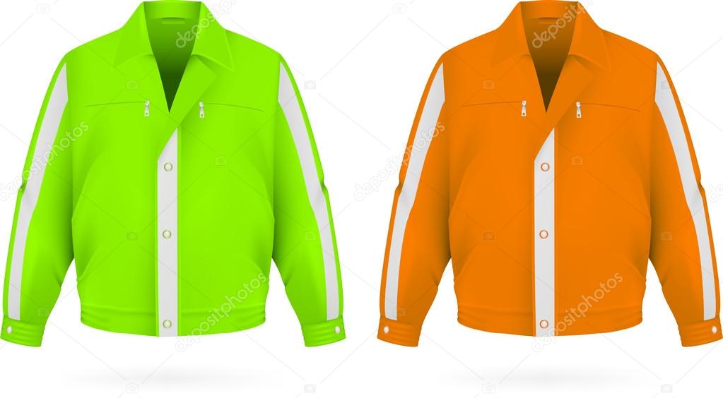 Safety jacket template. — Stock Vector © barghest #42720029