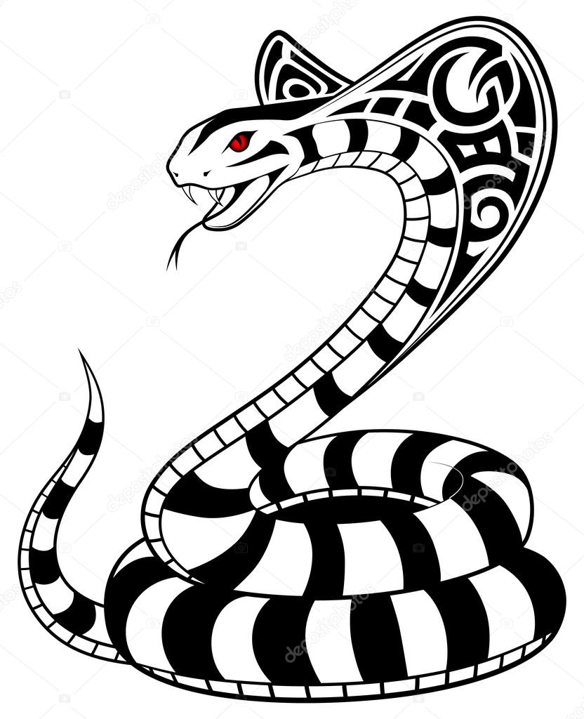 Snake tribal tattoos | Vector Snake, tribal tattoo — Stock Vector ... Snake tribal tattoos | Vector Snake, tribal tattoo — Stock Vector ...