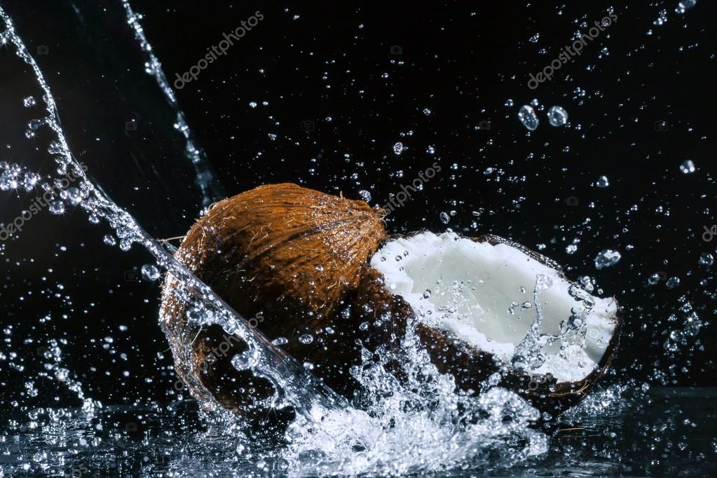 Cracked coconut Stock Photo by ©goinyk 44327121