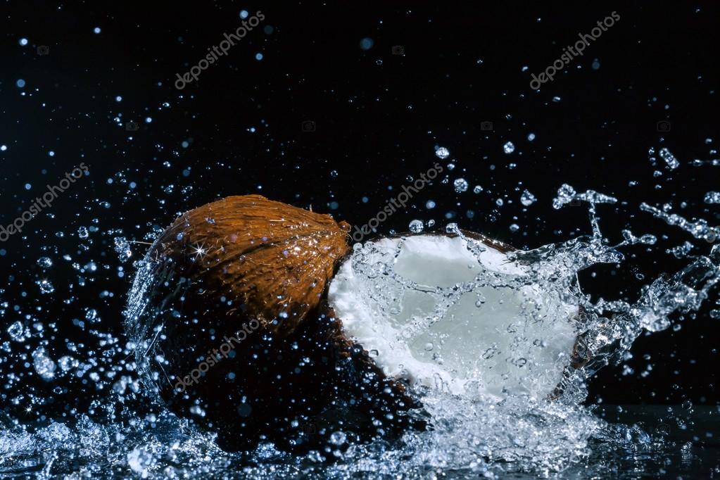 Cracked coconut Stock Photo by ©goinyk 44328057