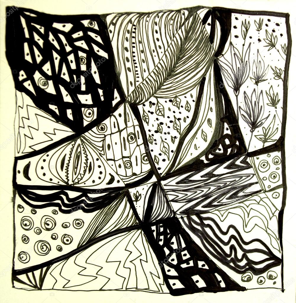 Abstract drawing — Stock Photo © art-girl #50866321