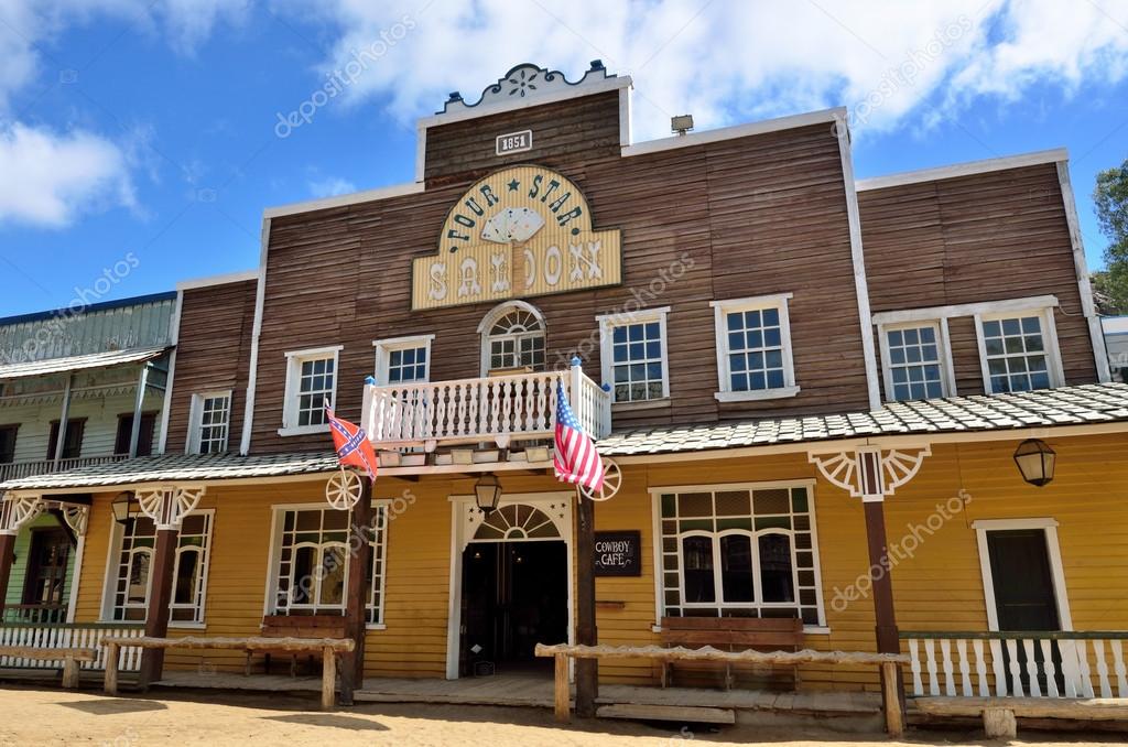 Wild West Town. Saloon – Stock Editorial Photo © znm666 #46696229