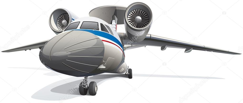 AWACS Aircraft Stock Vector Image by ©bussja #13300882