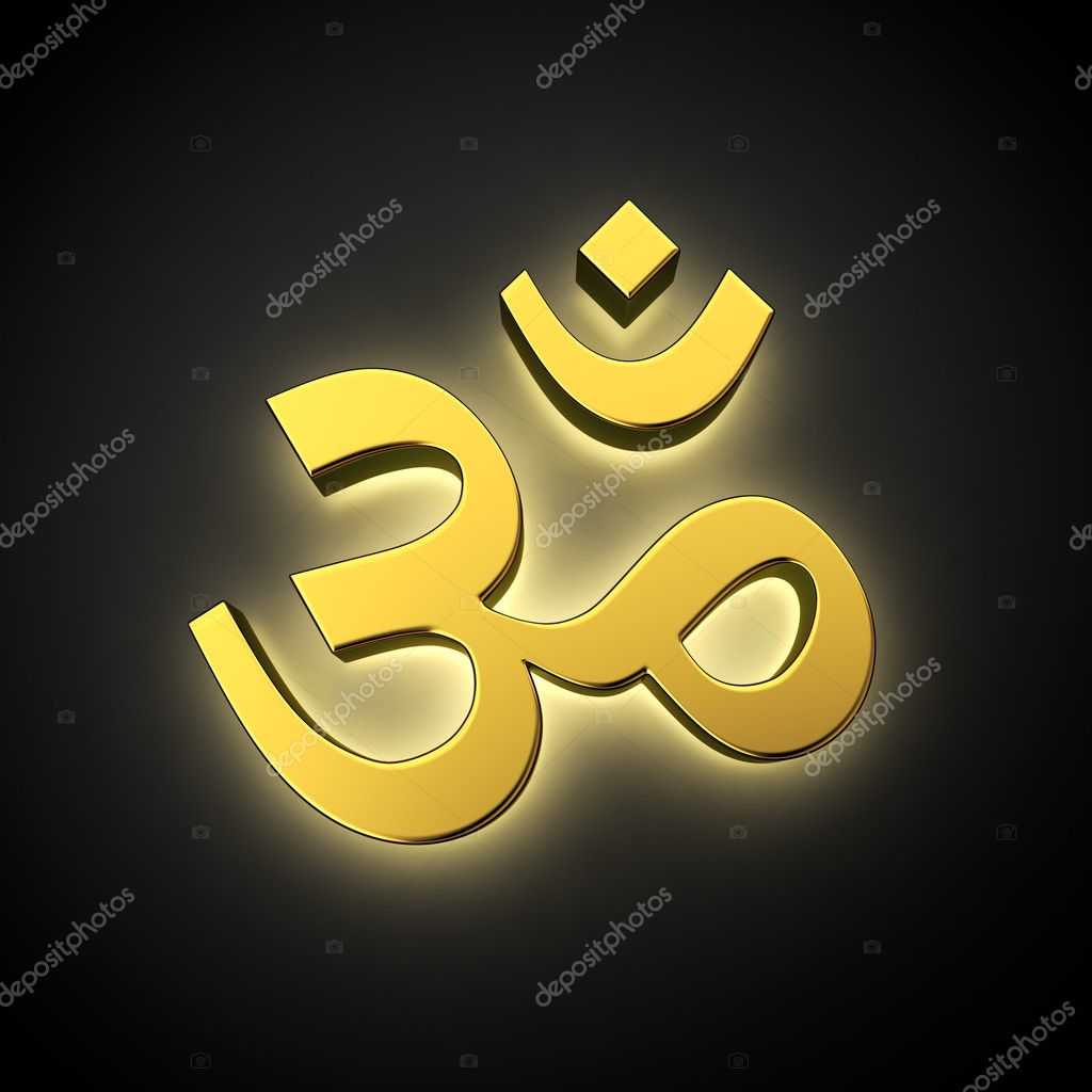 Luminous Om — Stock Photo © timbrk #27822963