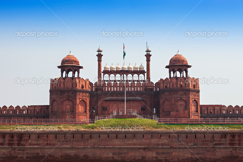Red Fort — Stock Photo © saiko3p #46044811