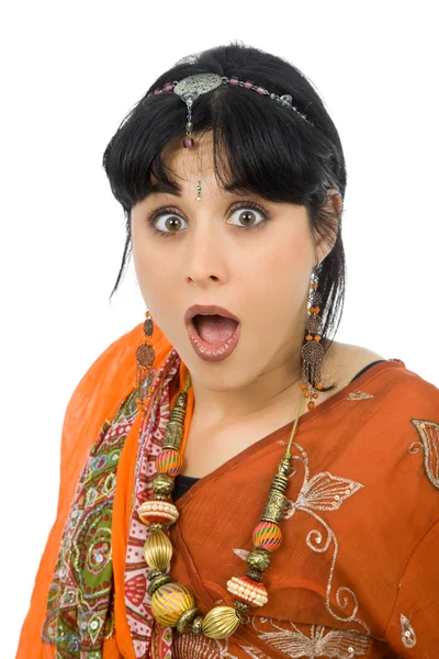 Surprised indian woman Stock Photos, Royalty Free Surprised indian ...