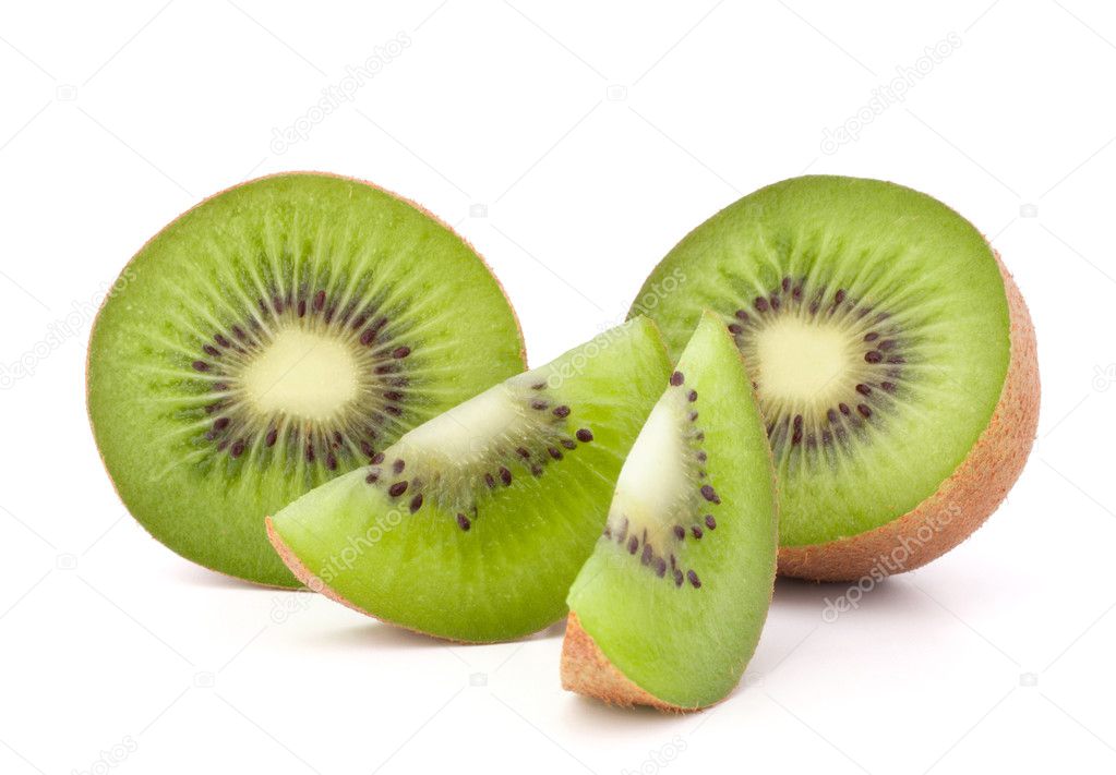 Kiwi fruit sliced segments Stock Photo by ©natika 13300493