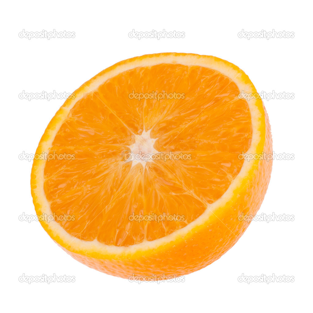 Sliced orange fruit half — Stock Photo © natika #13513869