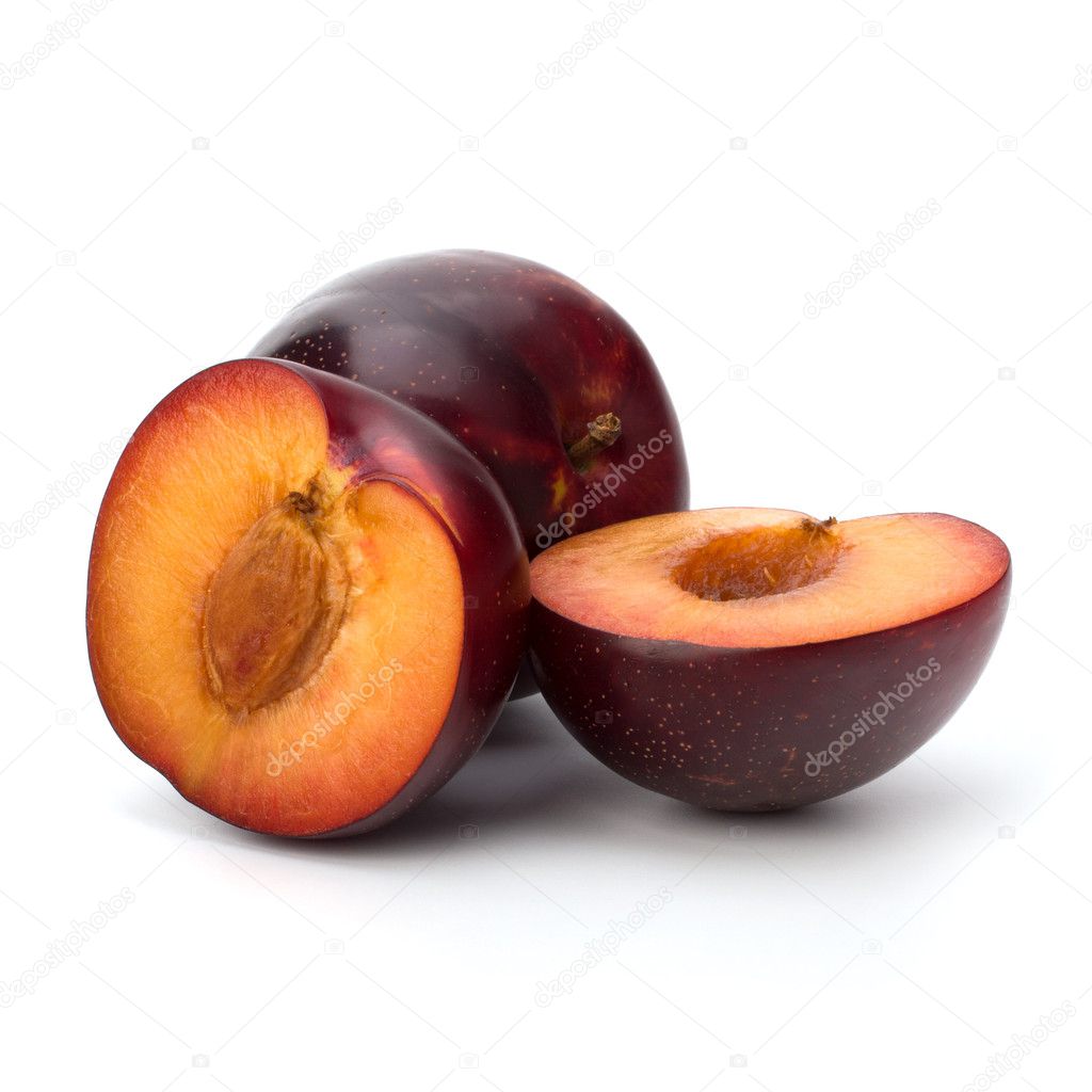 Red plum fruit Stock Photo by ©natika 14623049