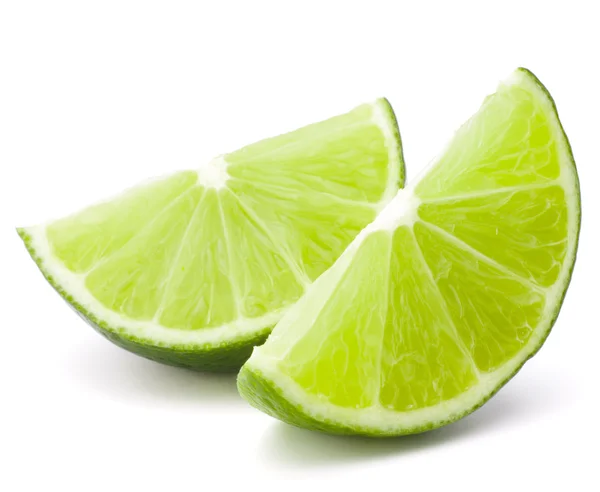 Citrus lime fruit segment isolated on white background cutout Stock ...