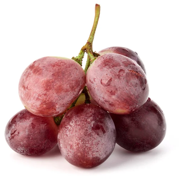 Red grape berry bunch isolated on white background cutout — Stock Photo ...