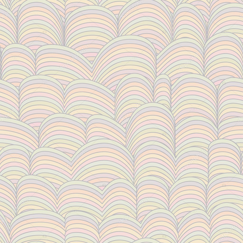 Colorful Seamless Abstract Hand-drawn Pattern, Waves Background — Stock ... Colorful Seamless Abstract Hand-drawn Pattern, Waves Background — Stock ...