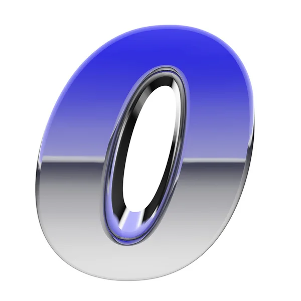 Chrome alphabet symbol letter D with color gradient reflections ...