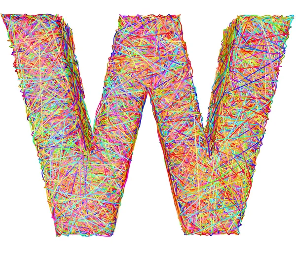 Colorful patterned letter — Stock Vector © Slanapotam #88760220