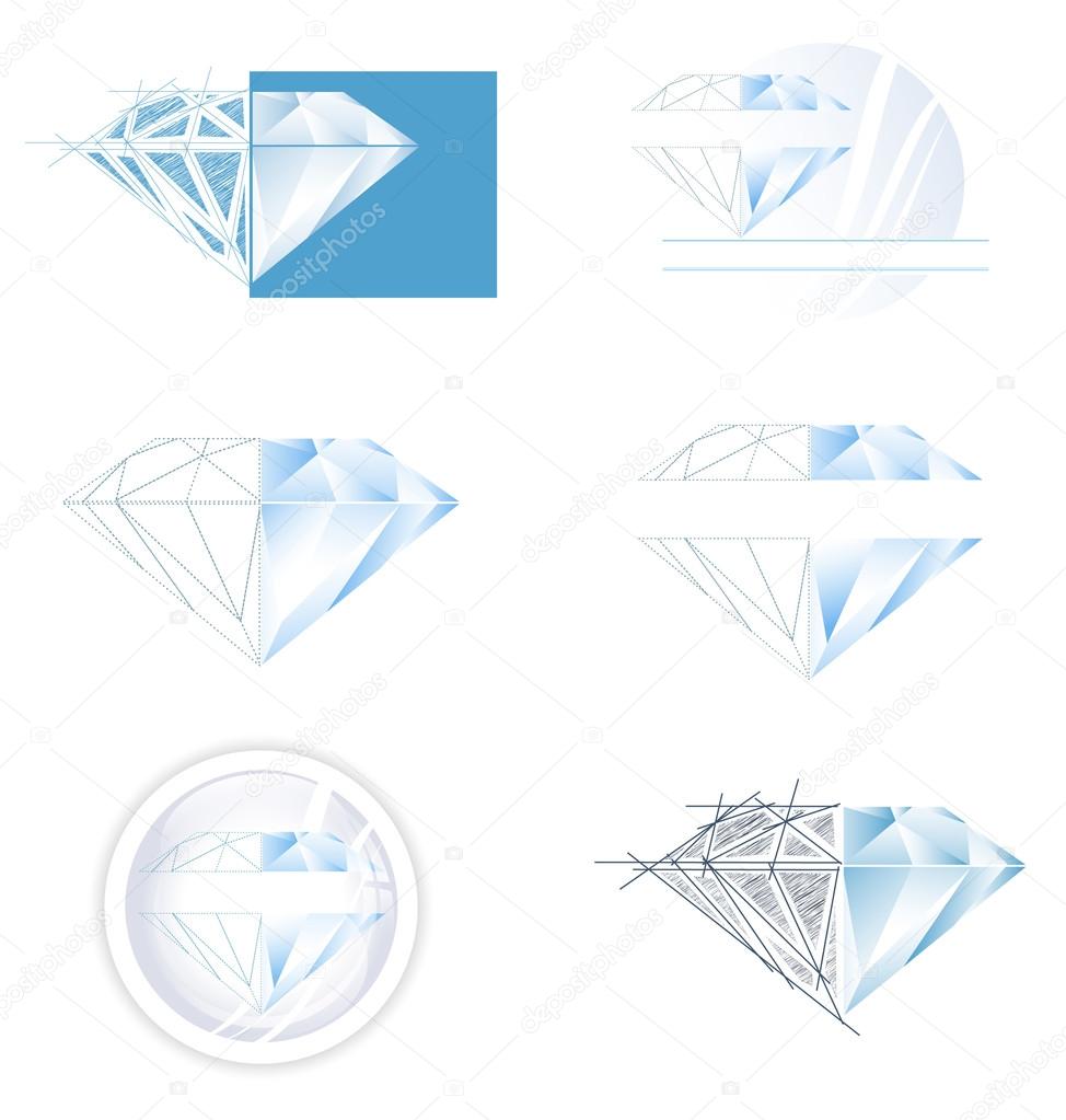 Diamond Set Stock Vector Image by ©S_Razvodovskij #13353789