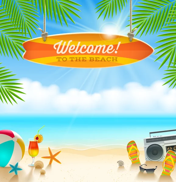 Beach things Vector Art Stock Images | Depositphotos