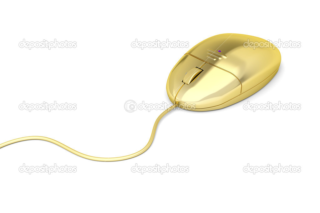 Golden mouse — Stock Photo © magraphics #13692203