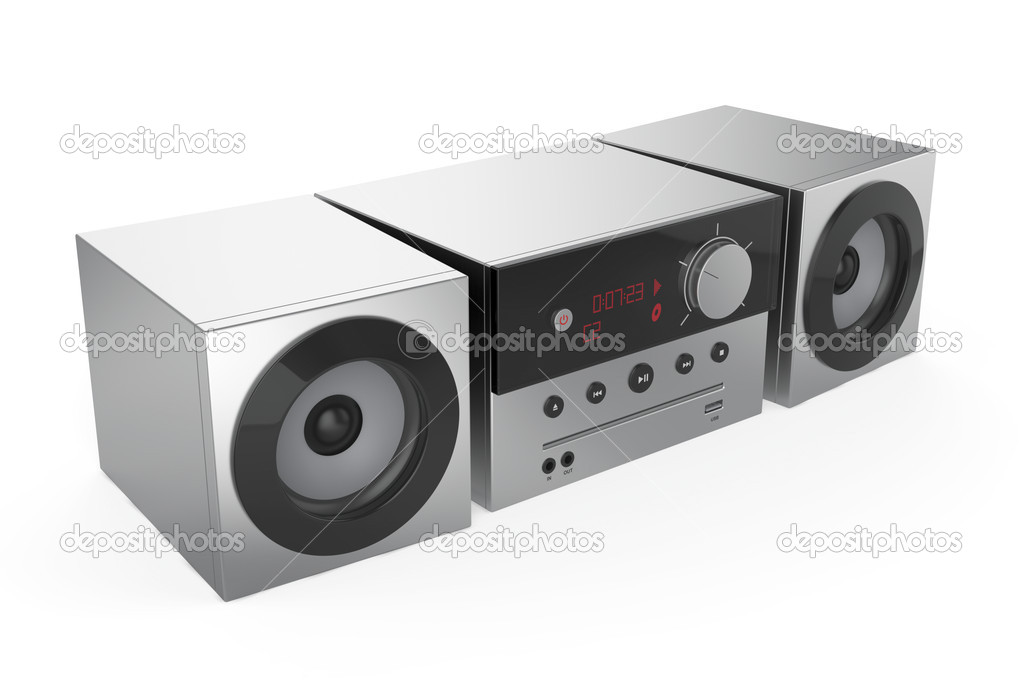 Stereo audio system Stock Photo by ©magraphics 18134877