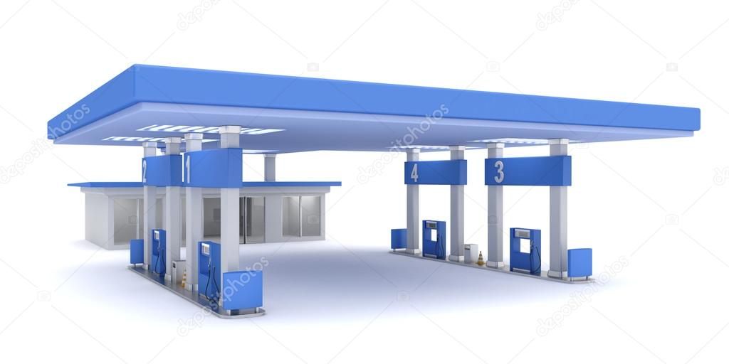 Gas station Stock Photo by ©magraphics 21526481