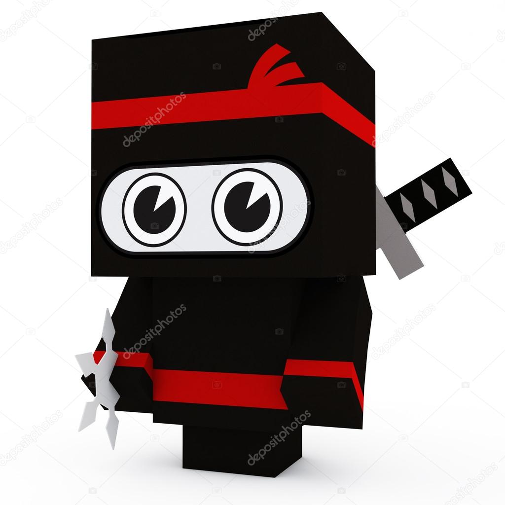 Ninja paper toy Stock Photo by ©zzoplanet 19597571