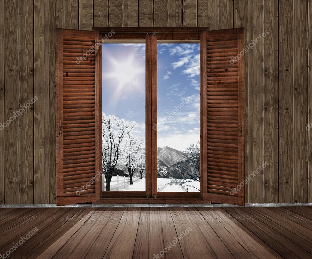 Window overlooking — Stock Photo © svitlana10 #14855355