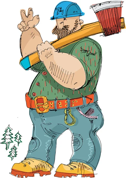 21,052,915 Cartoon logger Vector Images | Depositphotos
