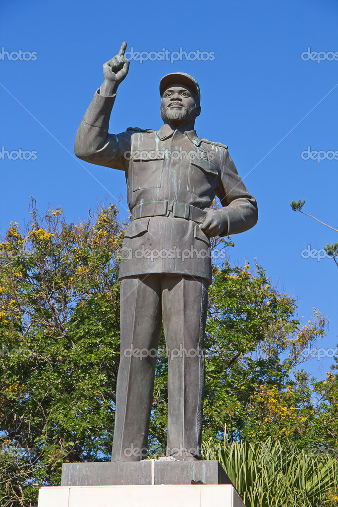 Statue of Michel Samora — Stock Photo © swisshippo #21756049