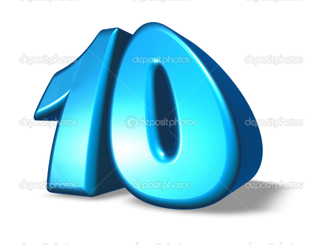 Numero diez — Foto de stock © drizzd #19377697