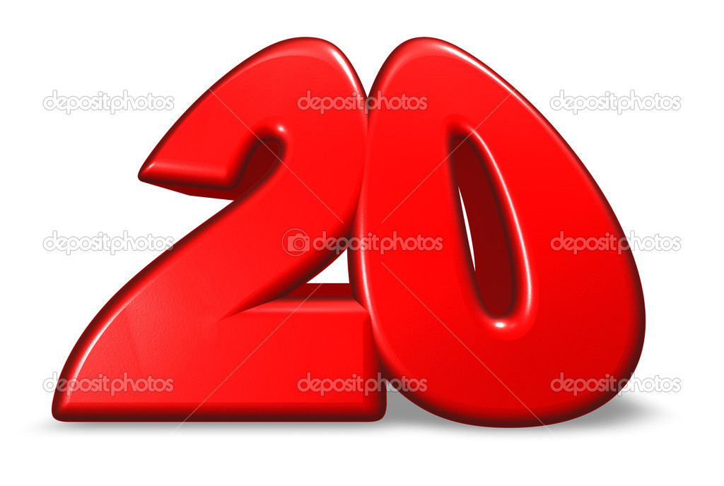 Número de dibujos animados: fotografía de stock © drizzd #19947575 ...