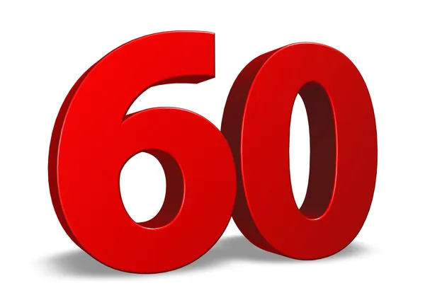 Número sessenta e — Fotografias de Stock © drizzd #21697621
