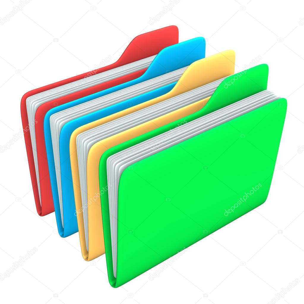 Four Folders — Stock Photo © limbi007 #12661051