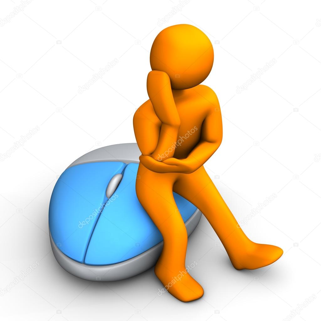 Contemplation PC Mouse Stock Photo by ©limbi007 19622973