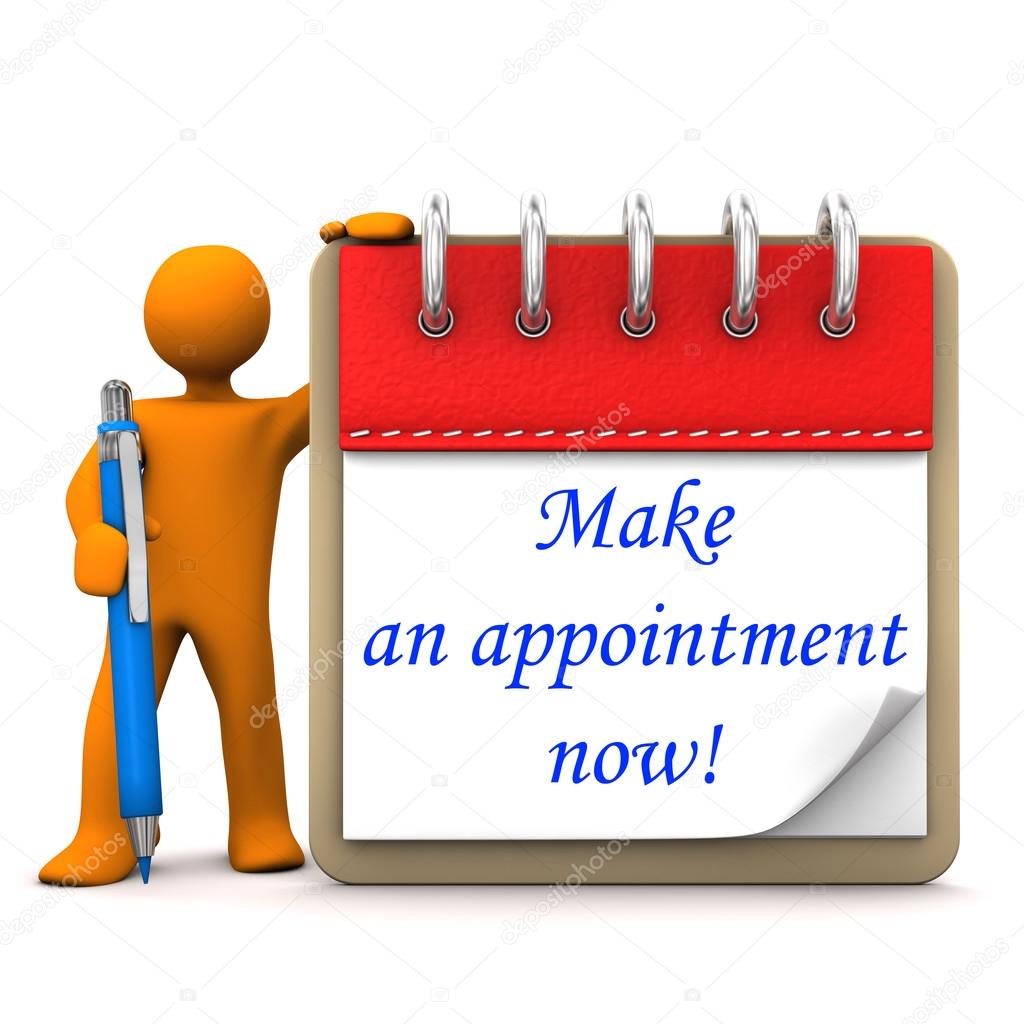 Cartoon man Appointment Stock Illustration by ©limbi007 #24607835