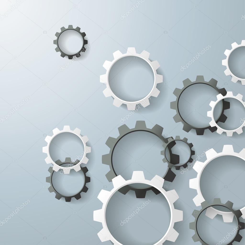 Gears Black And White Stock Vector by ©limbi007 26872431