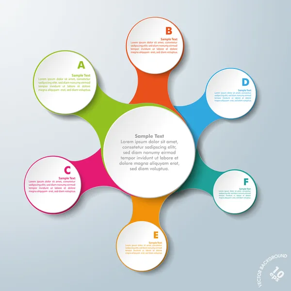 6 circles infographic Vector Art Stock Images | Depositphotos