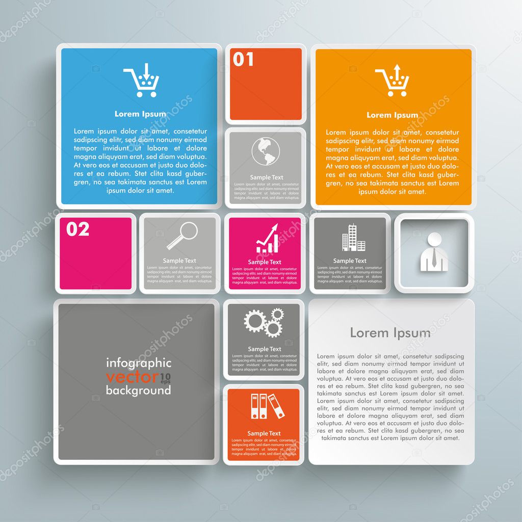 Mosaic Infographic Colored Cross Stock Vector Image by ©limbi007 #36067975