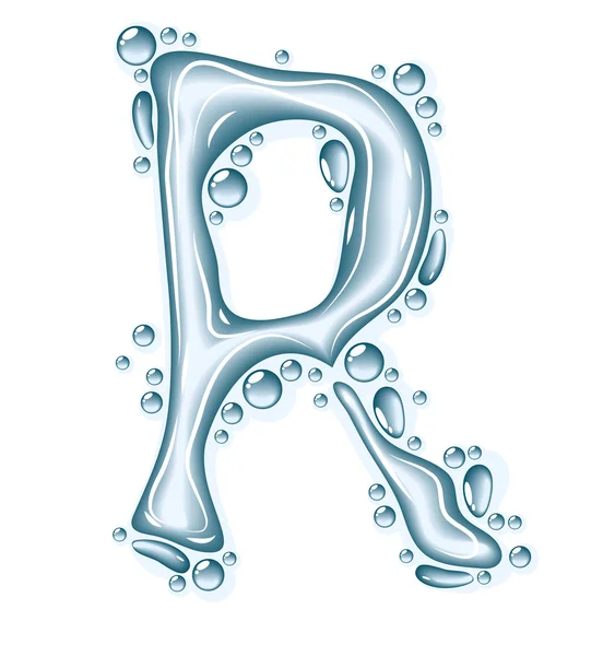 The Letter R In Water