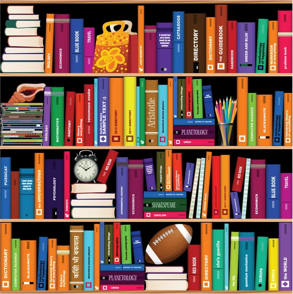 100,000 Book shelf Vector Images | Depositphotos
