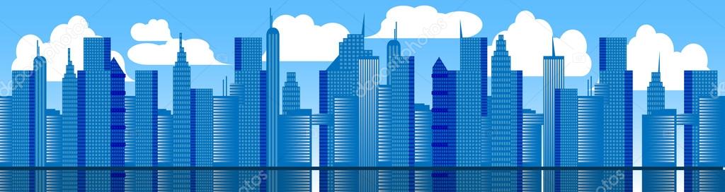 Metropolis vector banner. Stock Vector Image by ©mustahtar #45100491