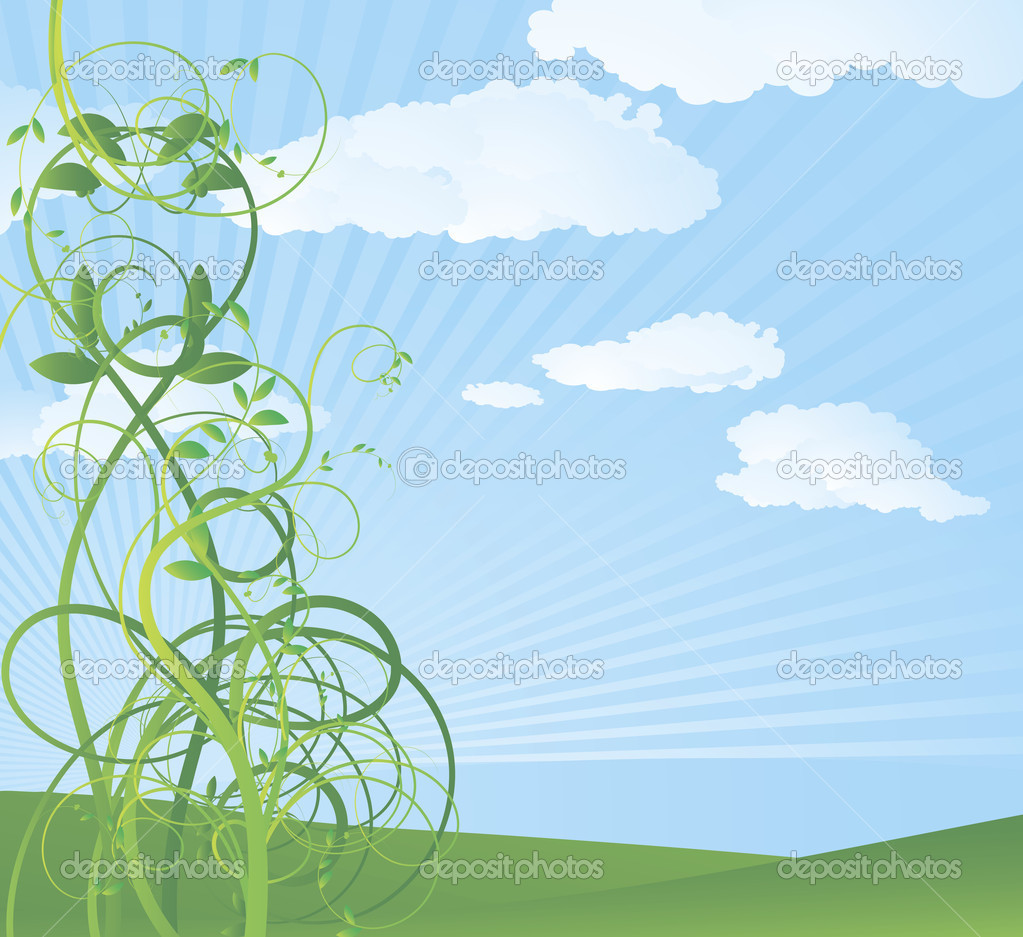 Spring floral decoration. Stock Vector Image by ©mustahtar #45152829