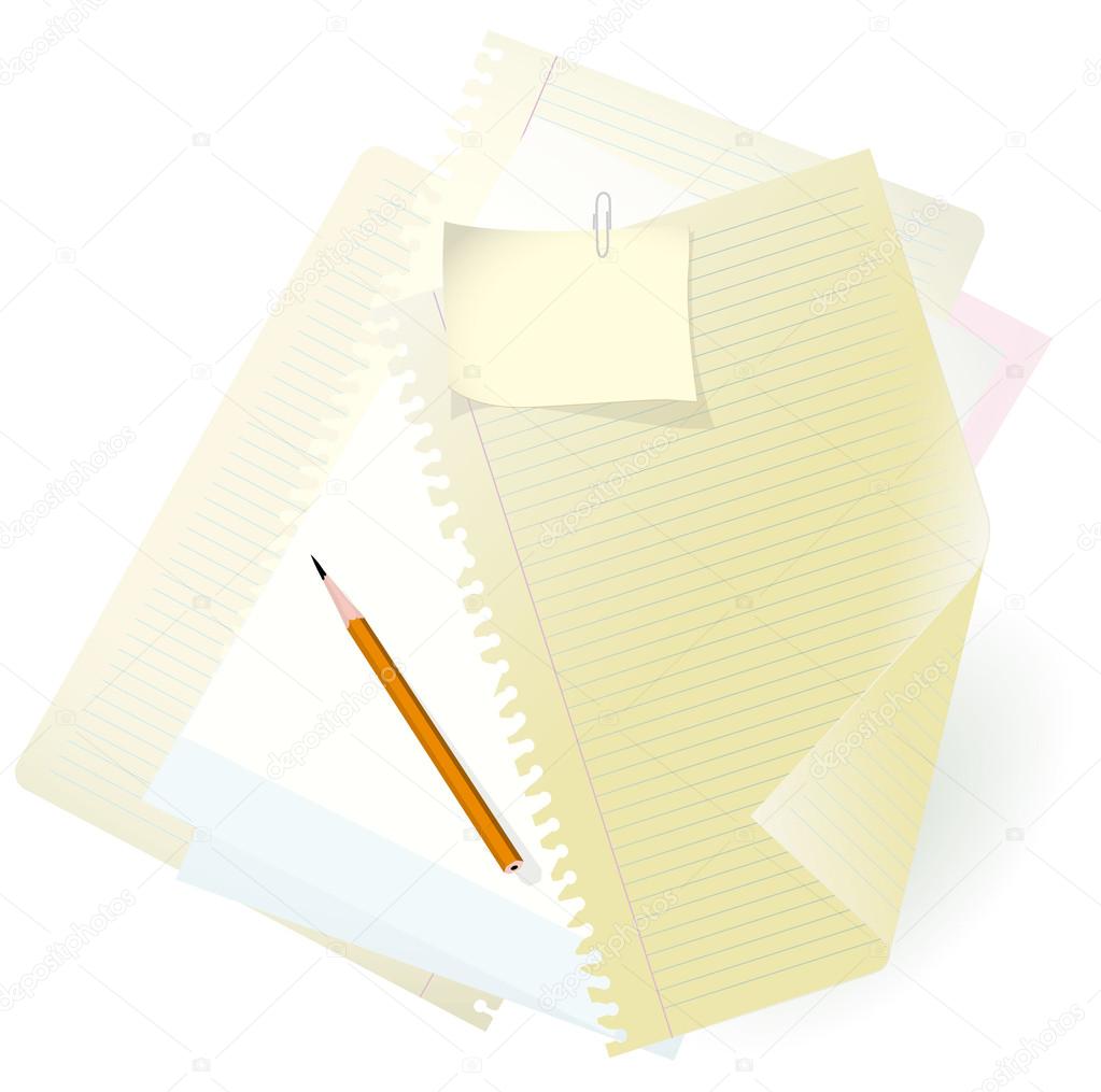 Paper vector collection. Stock Vector Image by ©mustahtar #45162099